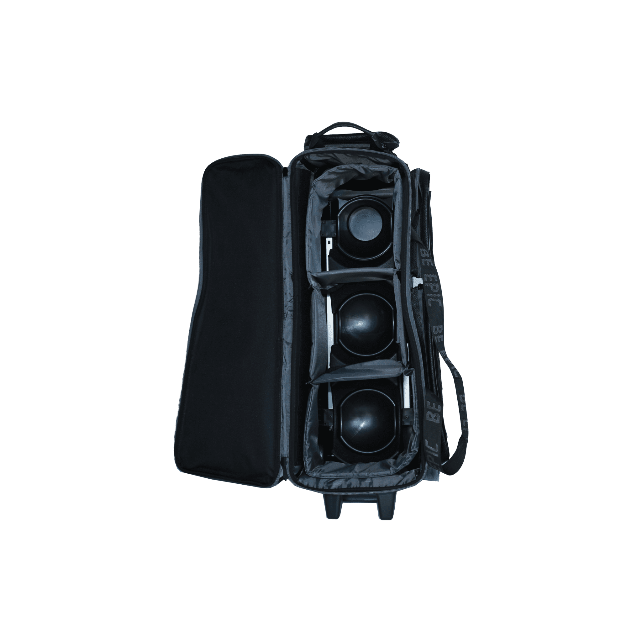 Epic 4 Ball Inline Superior Deluxe Black Slate Plaid Bowling Bag - Epic ...
