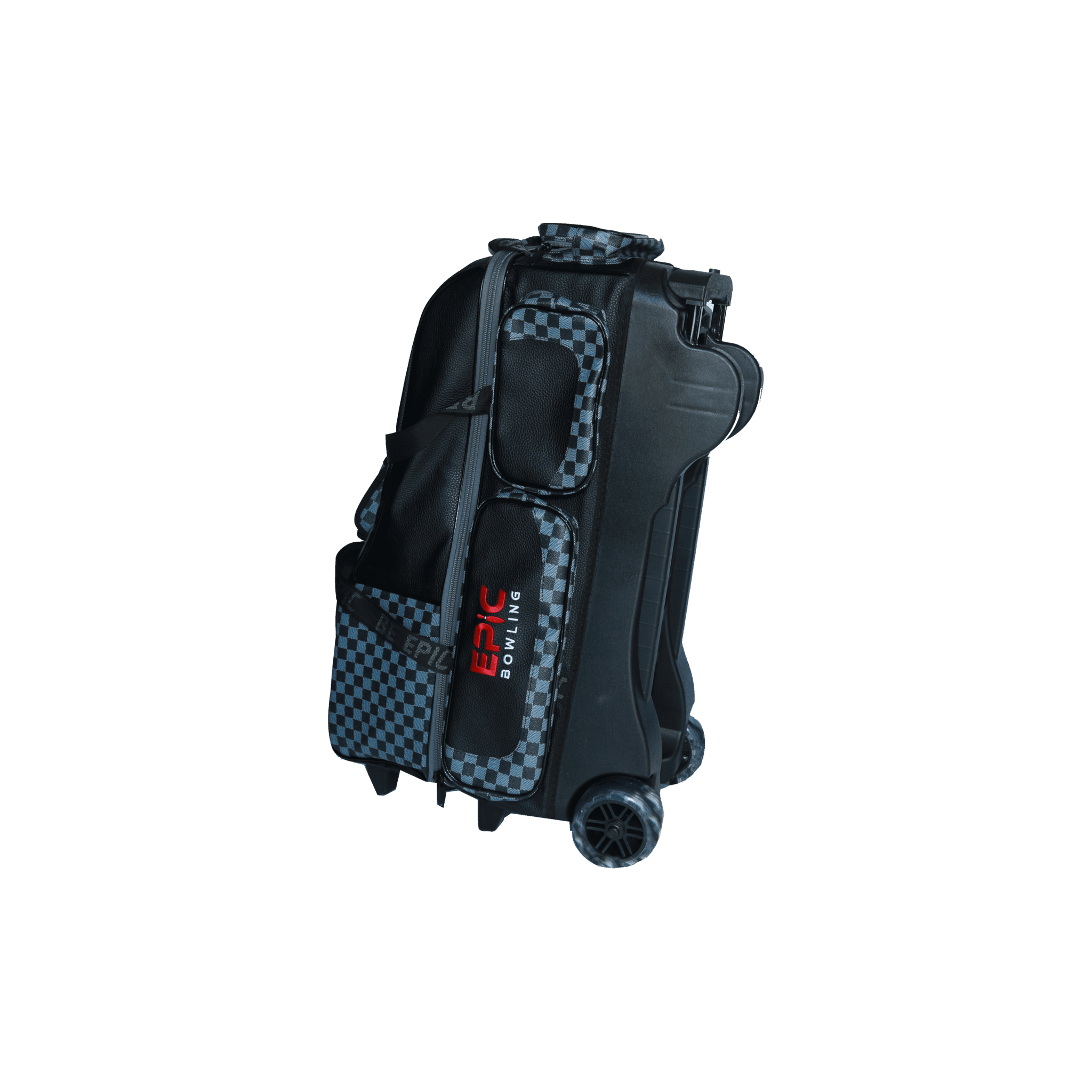 Epic 4 Ball Inline Superior Deluxe Black Slate Plaid Bowling Bag - Epic ...