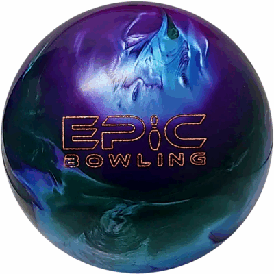 Epic Ignite Emerald Teal Purple Bowling Ball - Epic Bowling Products ...